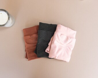 LARGE BRIEF Set of Three Bamboo Organic Cotton Natural Fiber Elastic ...