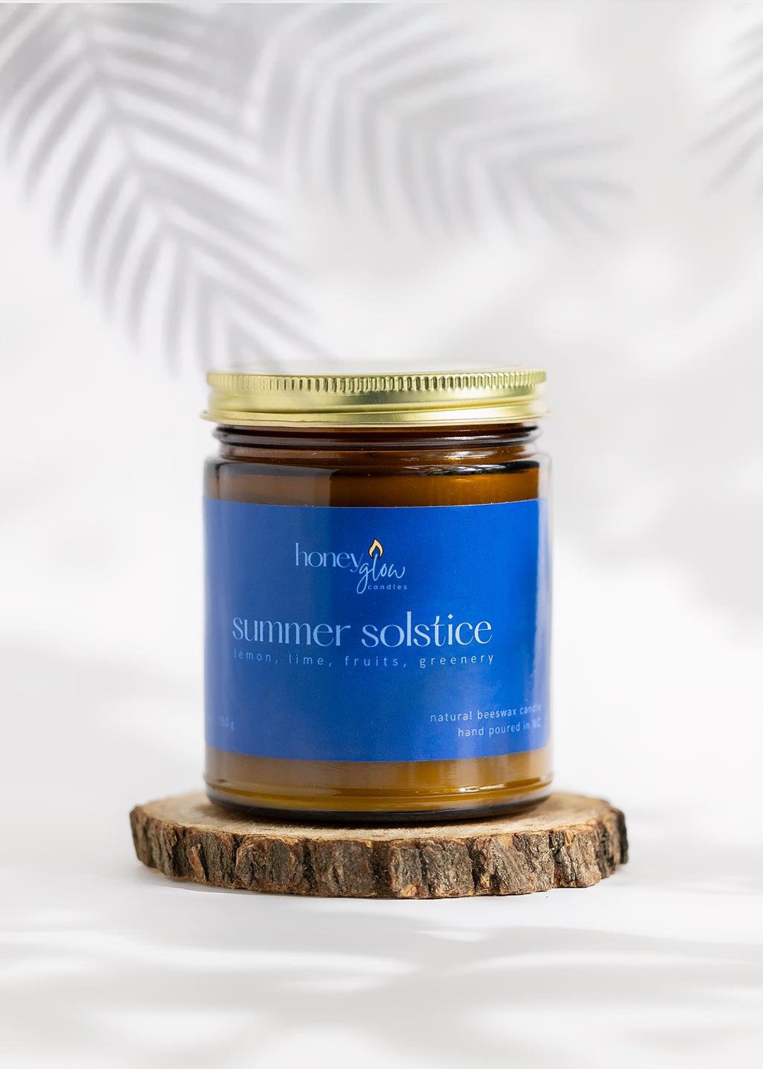 Summer Solstice Bee Coconut Wax Candle Housewarming Candle Gift Natural ...