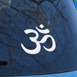 Om Symbol Decal for Car Tumbler Laptop Wall | High Quality Matte Vinyl ...
