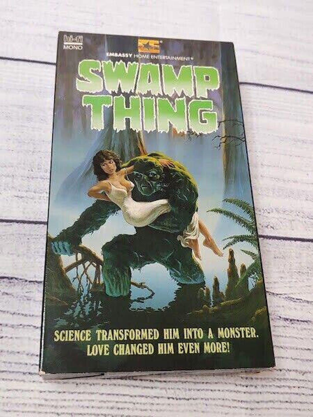 Swamp Thing VHS Embassy Mono 1986 RARE Wes Craven EX++ - Etsy