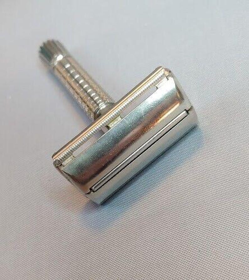 1961 Gillette G2 Safety Razor Flared Tip - Etsy