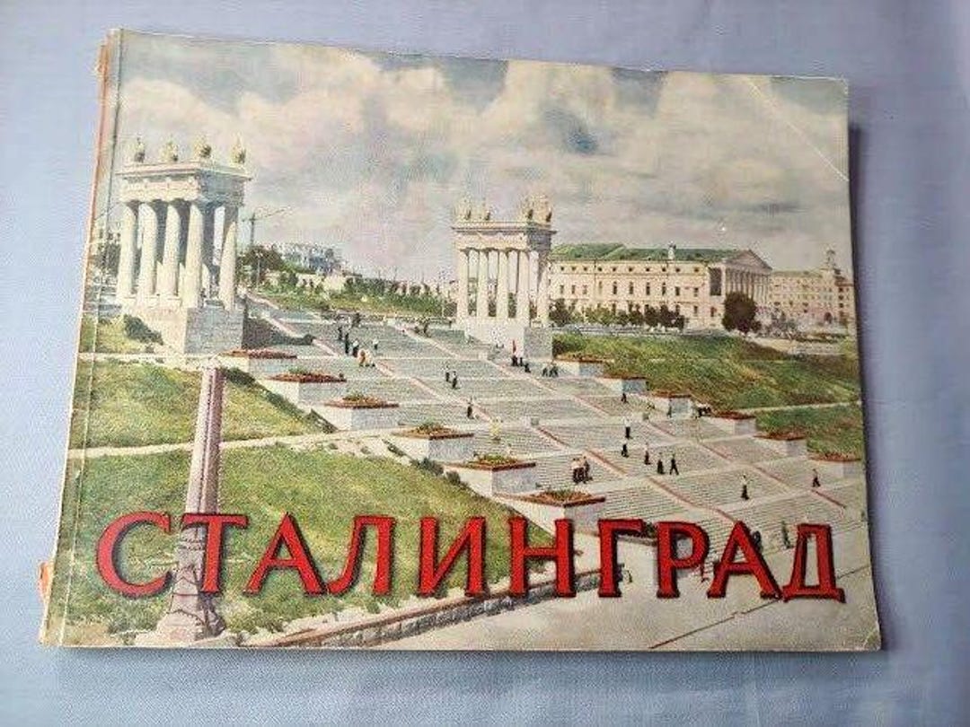 Stalingrad USSR 1954 Soviet Picture Travel Photograph Book Cold War ...