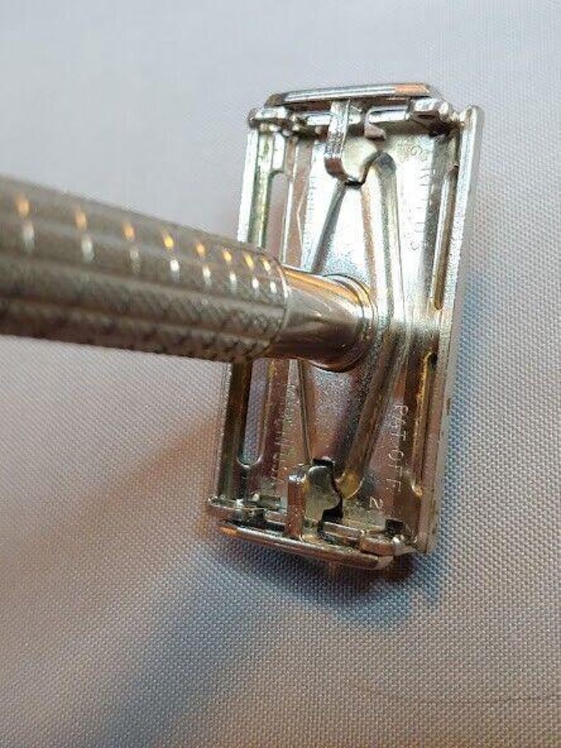 1961 Gillette G2 Safety Razor Flared Tip - Etsy