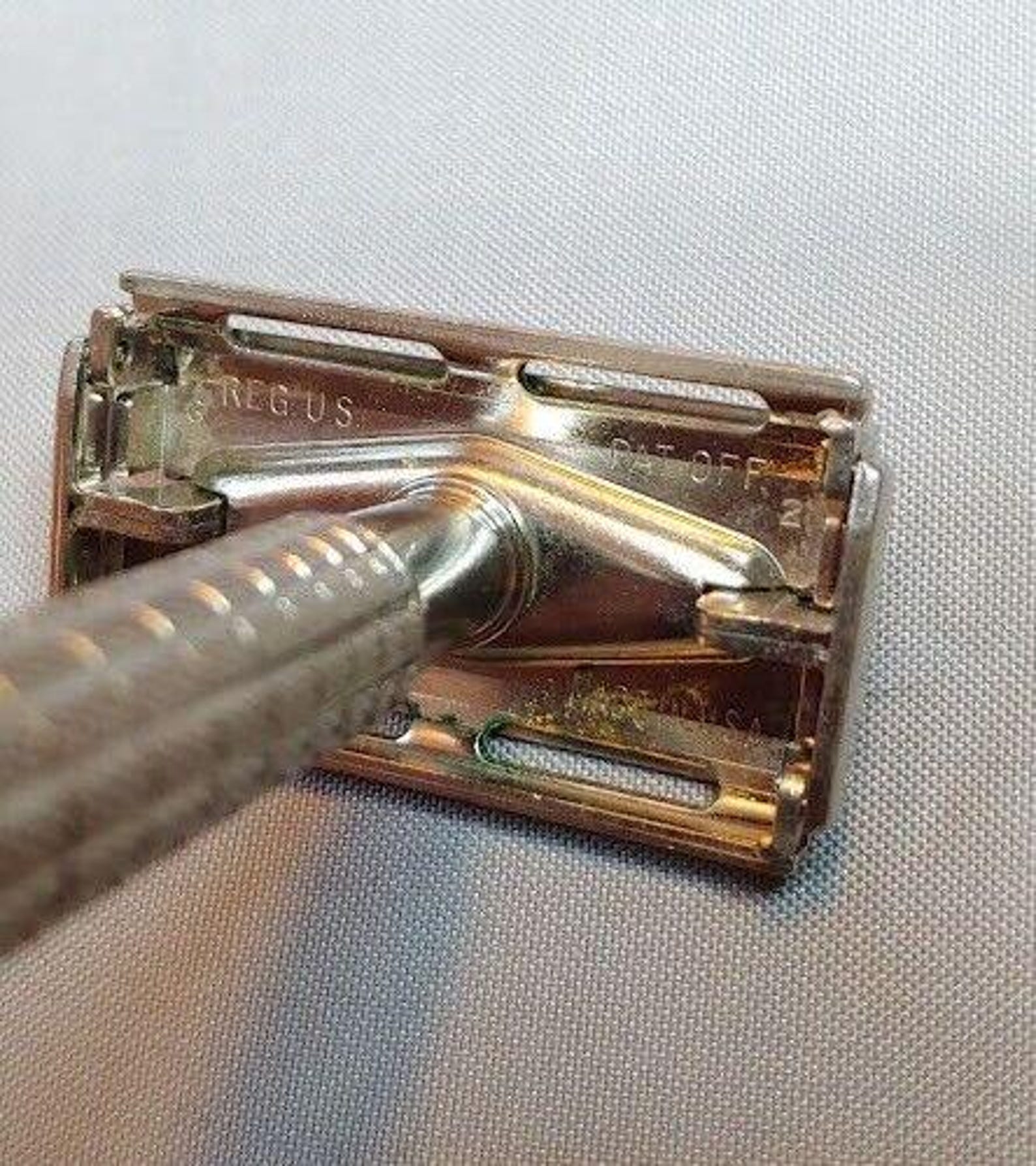 1961 Gillette G2 Safety Razor Flared Tip - Etsy