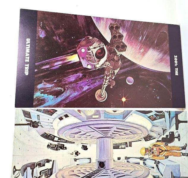 2001 A Space Odyssey 1968 Cinerama Movie Poster Post Card Set of 4 ...