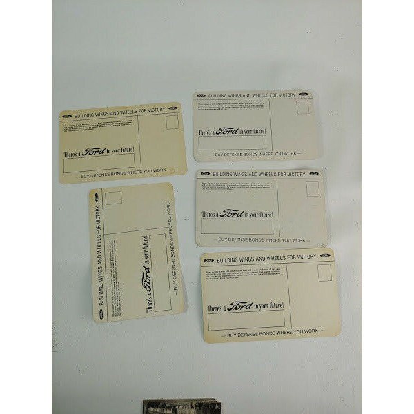 1941 WWII Ford Motor Corps War Production Military Postcards Lot Large ...
