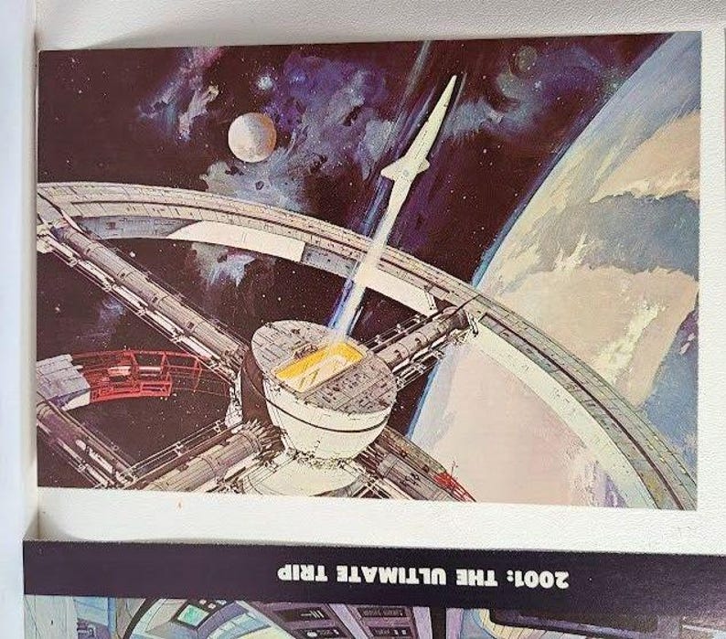 2001 A Space Odyssey 1968 Cinerama Movie Poster Post Card Set of 4 ...