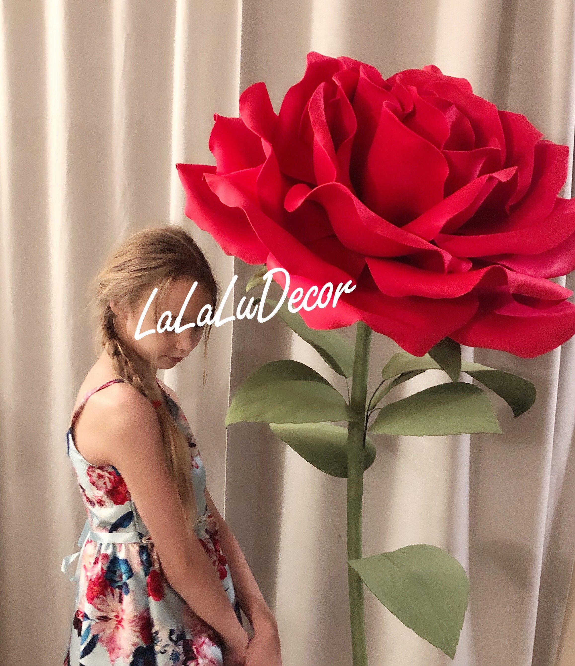 Red Giant Rose - Etsy