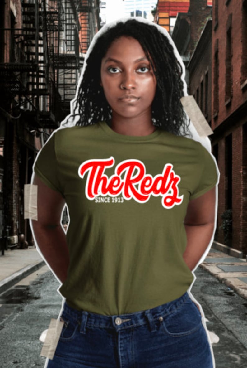 The Redz, Delta Inspired Cropped, T-shirt, & Tank Top, DST Black or ...