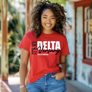 Its My Deltaversary, T-shirt & Tank Top, DST Chapter, and Crossing ...