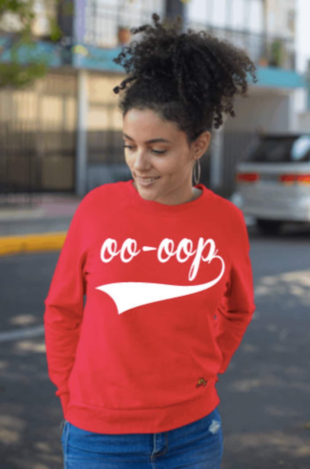 OO-OOP Swoosh T-shirts & Sweater Delta Sigma Theta, Red, White, Black ...