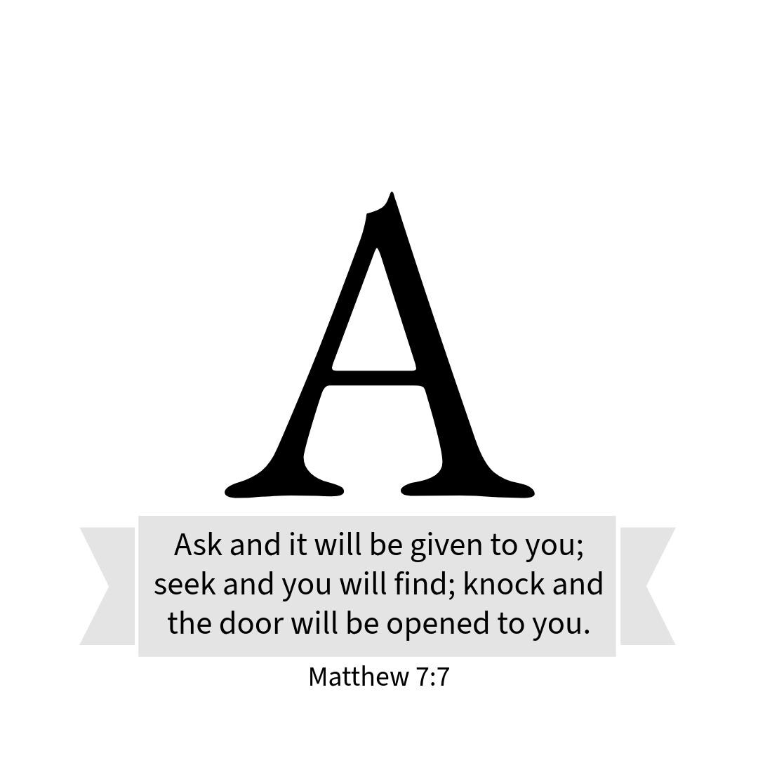 26 Bible Alphabet Prints - A-Z Verses, Simple and Inspiriing Scripture ...