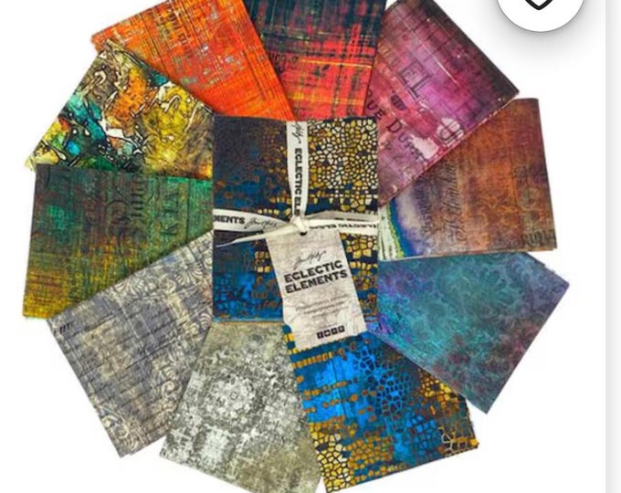 Abandoned Kit With Nantucket Pattern - 10 Fat Quarters - by Tim Holtz ...