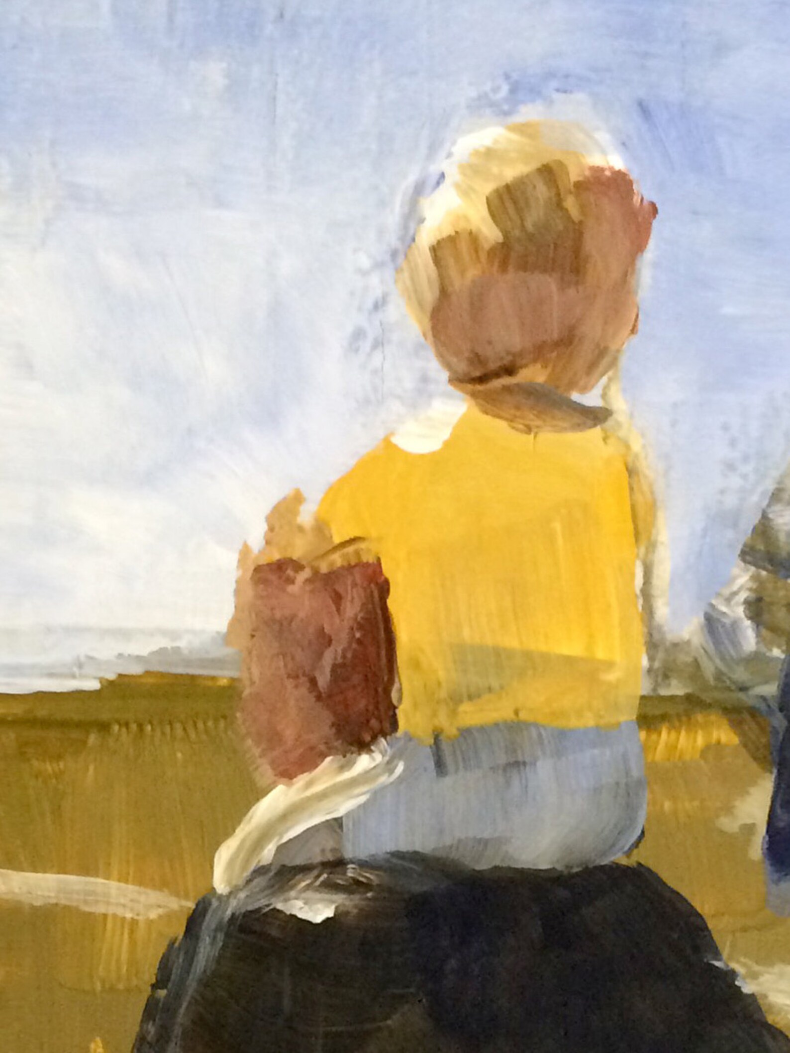 Father and Child Fine Art Print of Original Oil Painting [#131] - Etsy