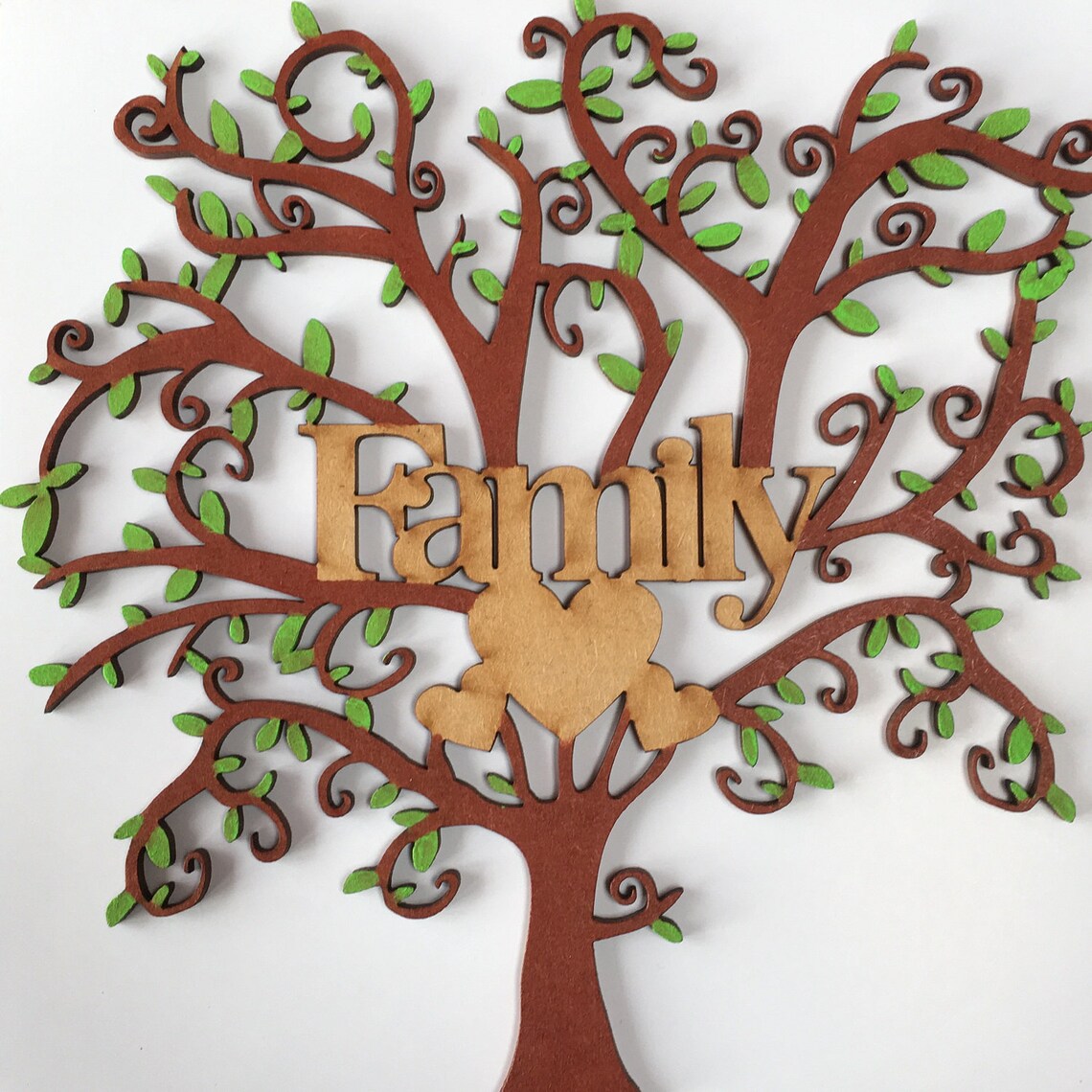 Personalised Family Tree Box Frame Gift Personal Home Decor | Etsy