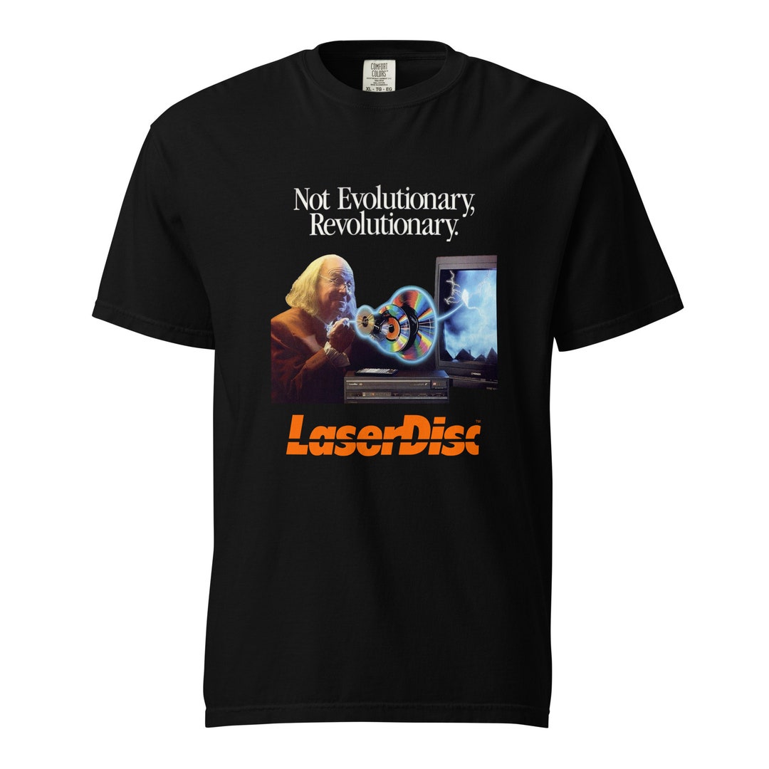 Vintage Laserdisc Nostalgia T-shirt | Comfort Colors Retro Advertising ...