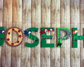 Tmnt Letters - Etsy