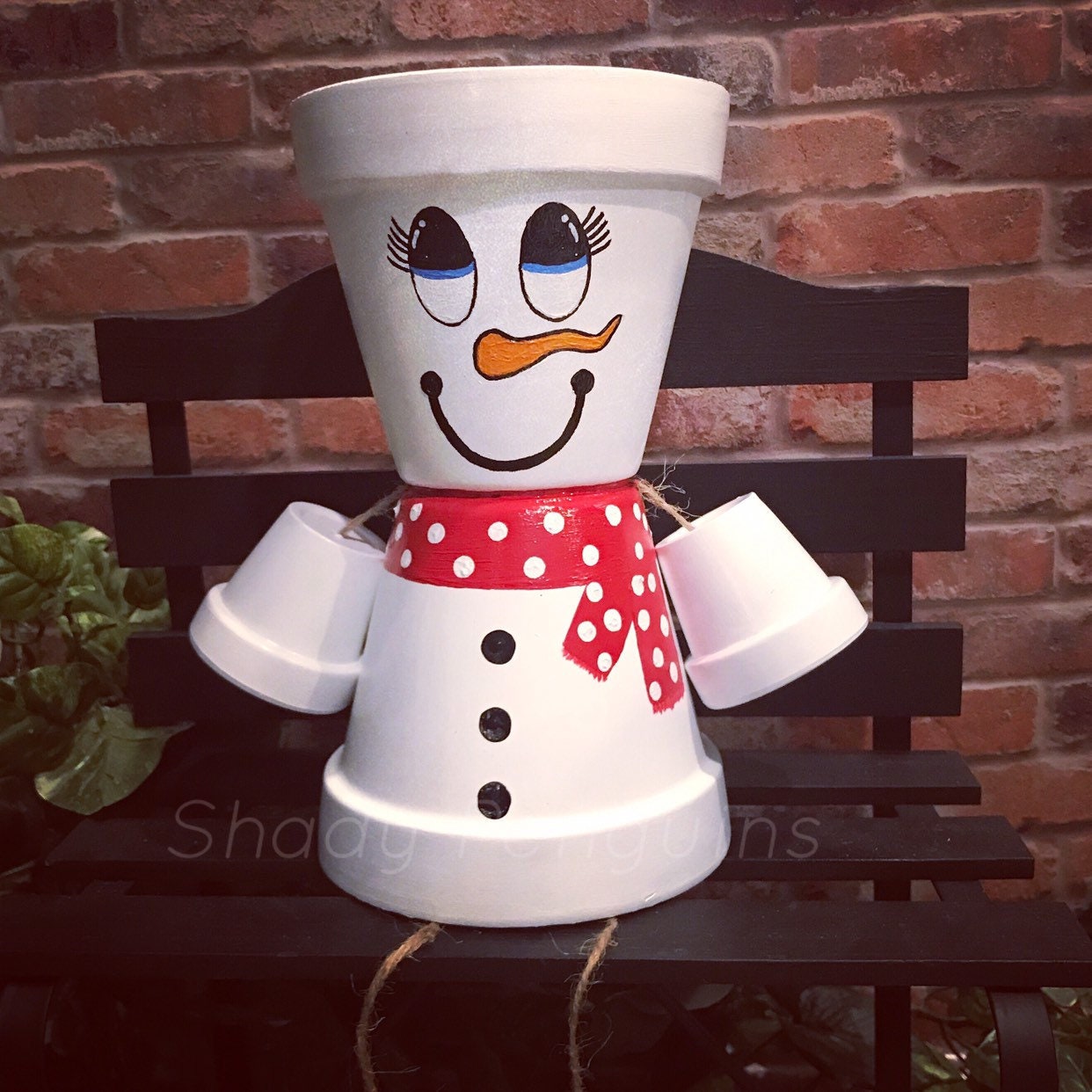 Snowman Flower Pot /flower Pot/ Indoor Decor/ Outdoor Decor/ - Etsy Canada