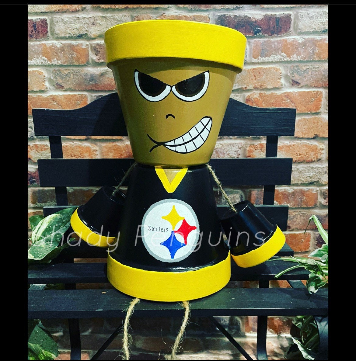 Pittsburgh Steelers Flower Pot Boy /clay Pot | Etsy