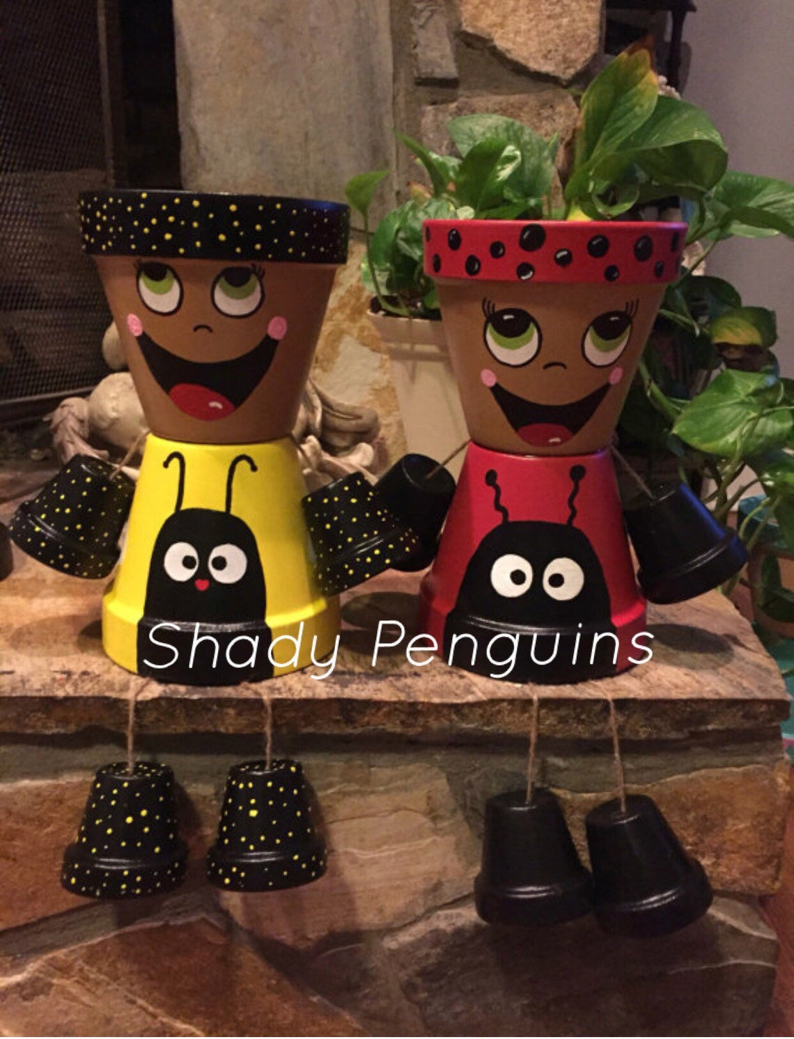 12 Bumblee Bee Flower Pot People Garden Statue/outdoor - Etsy