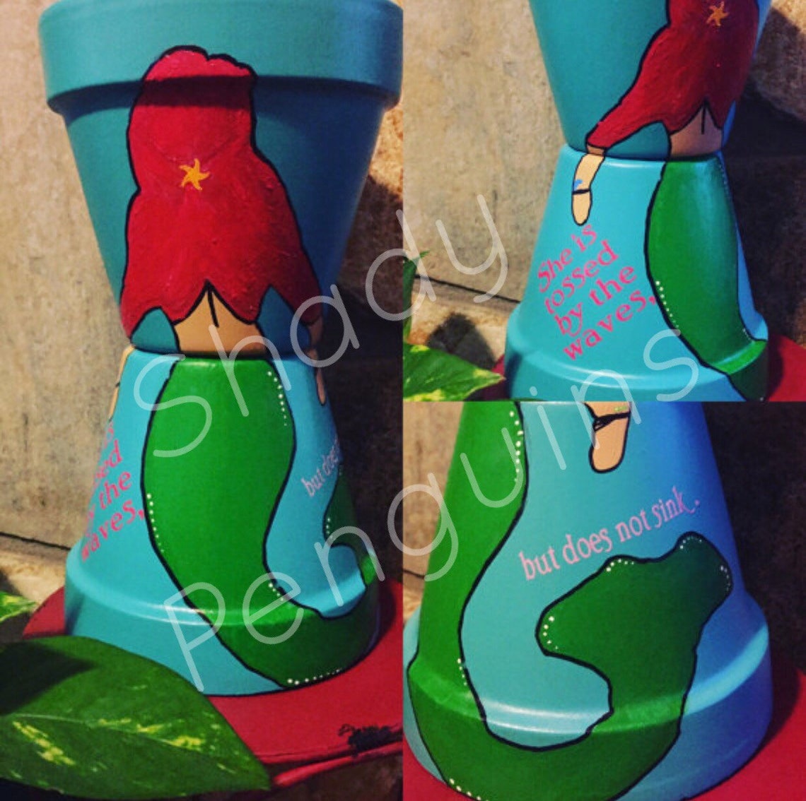 Mermaid Flower Pot /garden Statue/ Outdoor Decor/ Indoor - Etsy