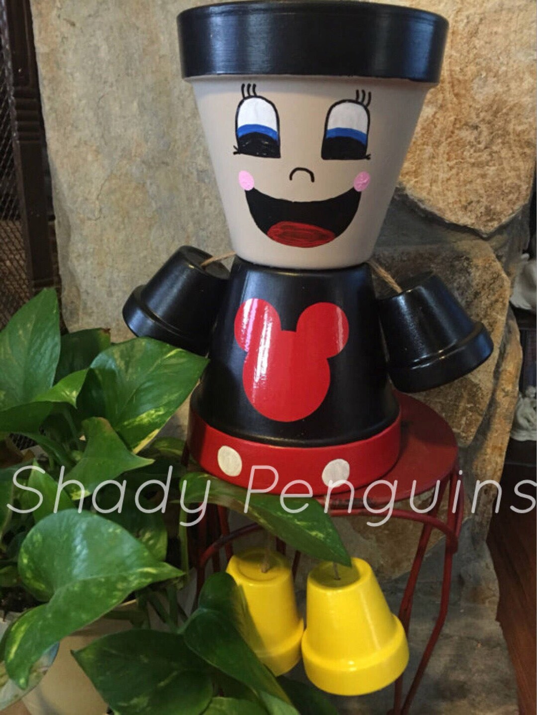 12 Flower Pot Boy/ Flower Pot/ Indoor Decor/ Outdoor - Etsy