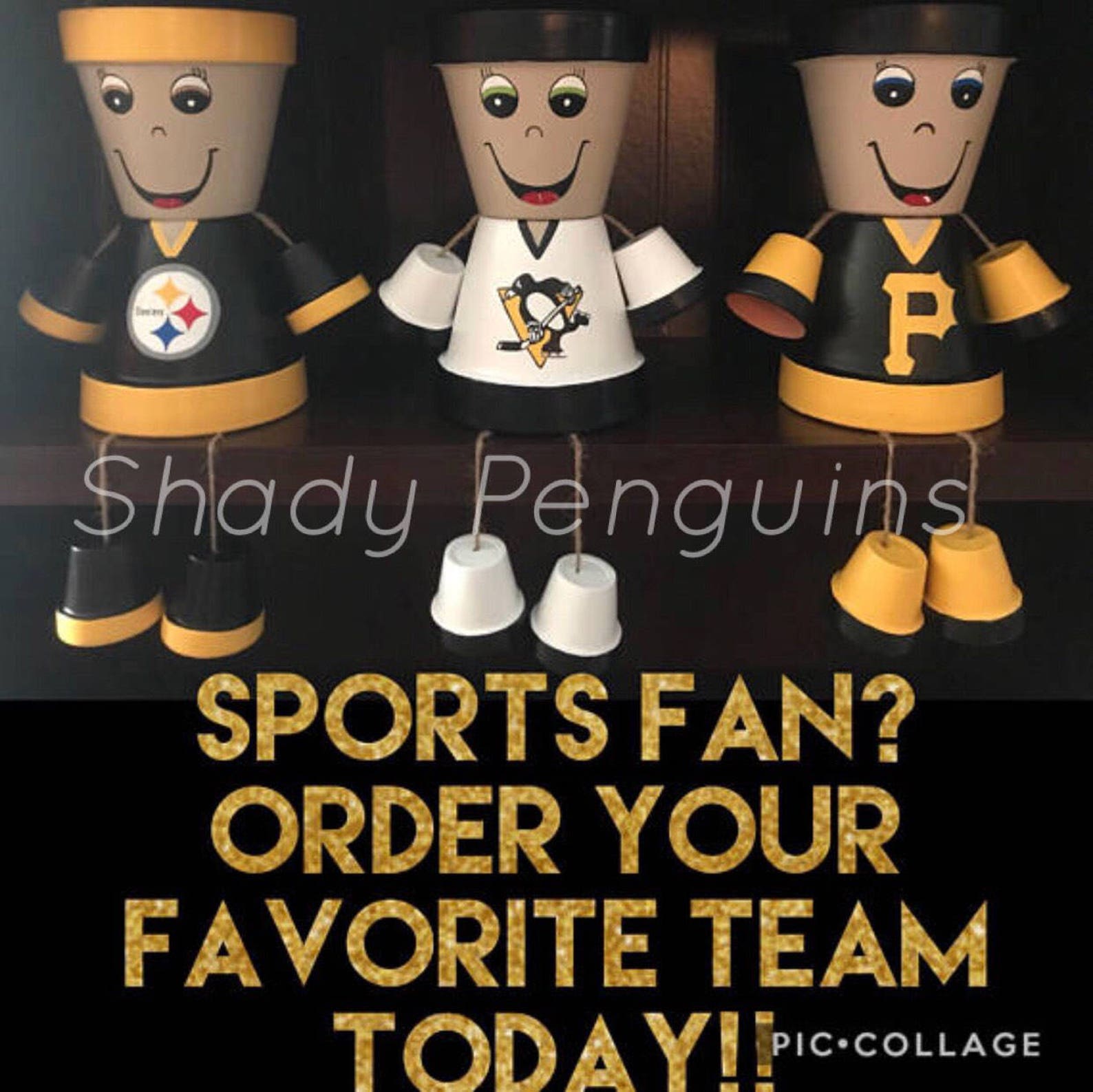 12 Pittsburgh Pirates Flower Pot Boy /clay Pot - Etsy