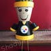 Pittsburgh Steelers Flower Pot Boy /clay Pot People/football/terra ...