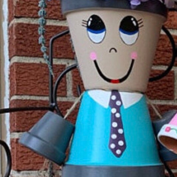 Clay Pot People Faces - Etsy