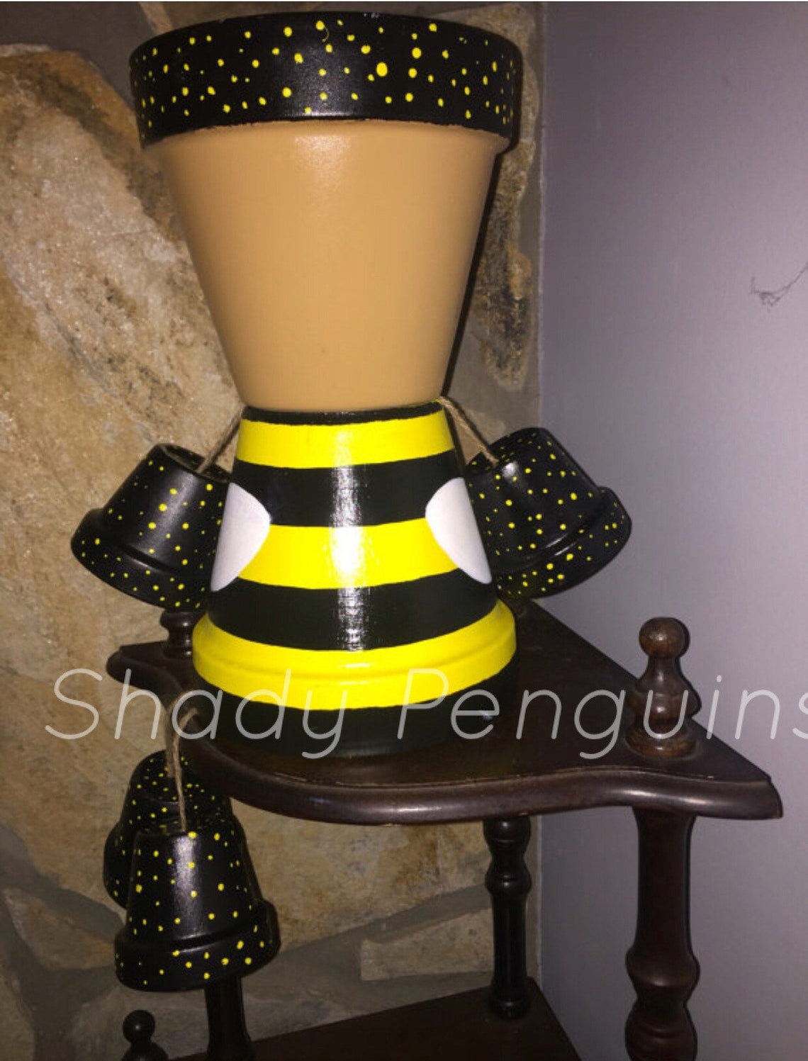 12 Bumblee Bee Flower Pot People Garden Statue/outdoor - Etsy