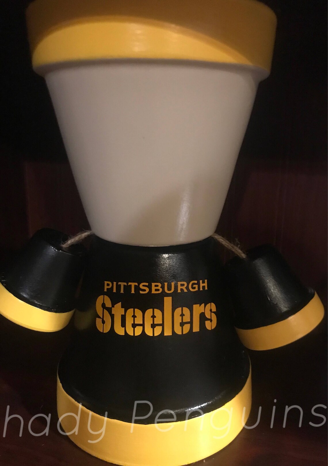 Pittsburgh Steelers Flower Pot Boy /clay Pot | Etsy