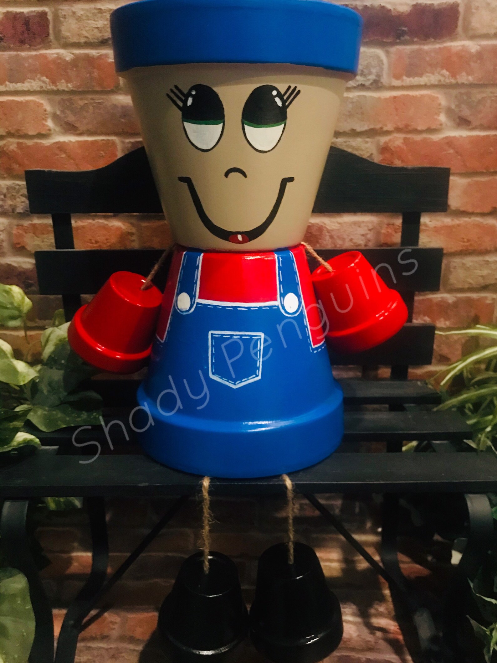 12 Country Boy Flower Pot People / Flower Pot/ Indoor - Etsy