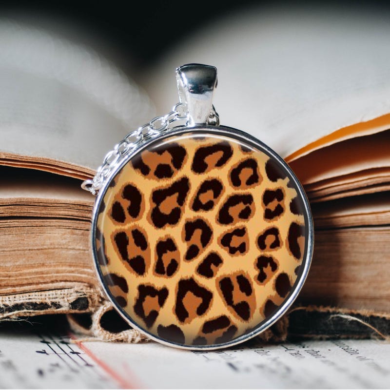 Leopard Print Jewellery Set - Etsy