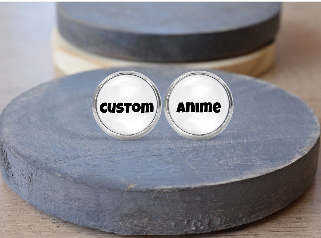 Custom Anime Earrings, Anime Necklace, Anime Jewelry, Custom Key Chain ...