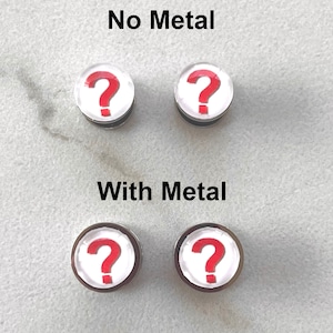 Pair Custom Anime Gauges, Screw Back Gauges, Anime Plugs, Stainless ...