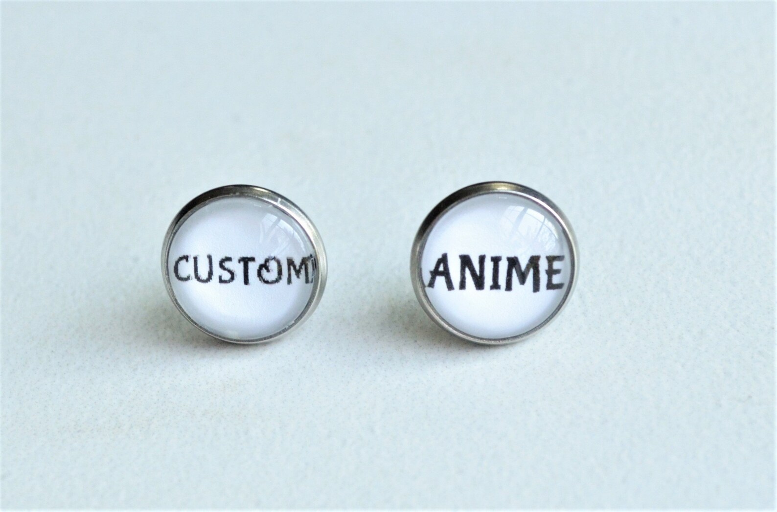 Custom Anime Earrings Anime Necklace Anime Jewelry Custom - Etsy