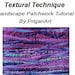 Textural Technique Landscape Patchwork Tutorial PDF - Etsy