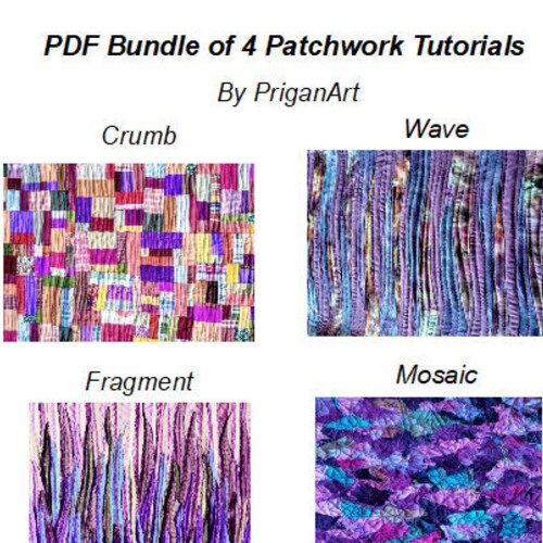 PDF Bundle of 4 Landscape Patchwork Tutorials PDF Tutorials | Etsy