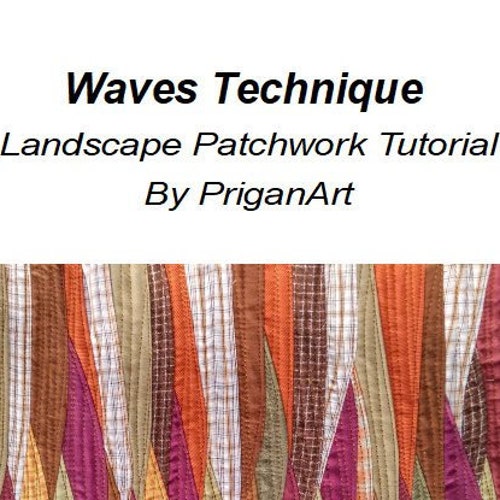 Painting Fabric Landscapes Landscape Patchwork Tutorial PDF - Etsy Israel