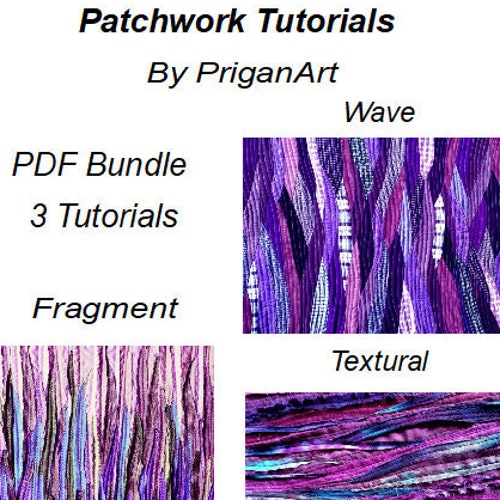 Textural Technique Landscape Patchwork Tutorial PDF - Etsy Israel