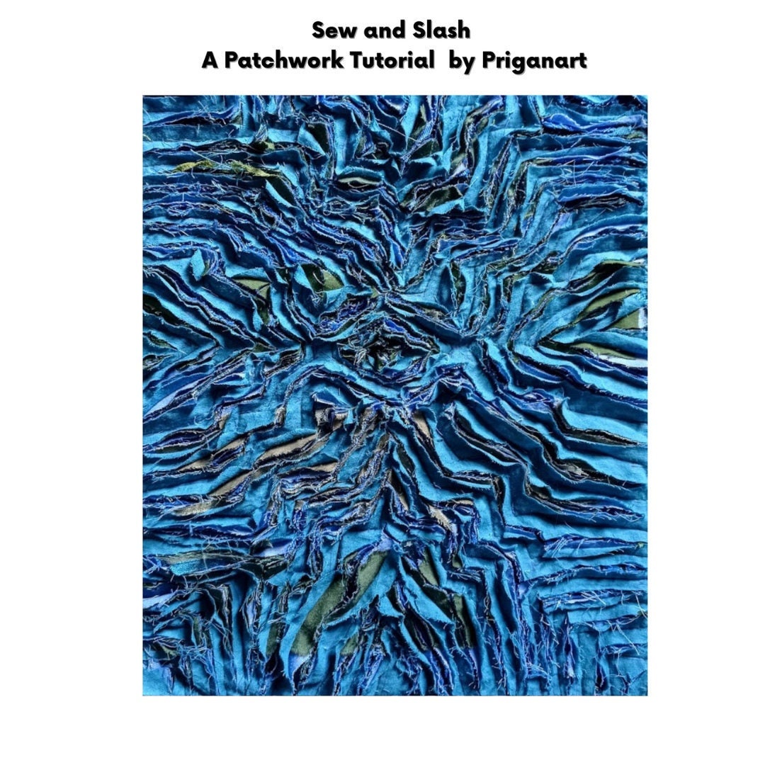 Sew and Slash, Patchwork Tutorial, PDF Tutorial, Instant Download - Etsy