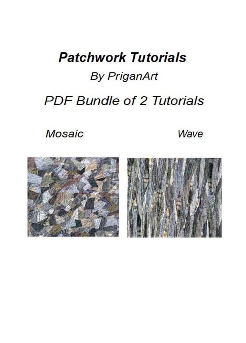 PDF Bundle of 2 Landscape Patchwork Tutorials PDF Tutorials | Etsy