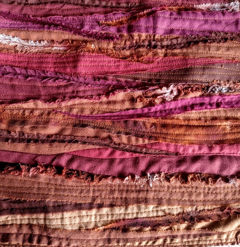 Textural Technique Landscape Patchwork Tutorial PDF - Etsy