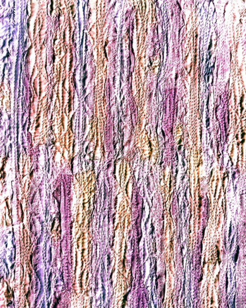 Creating Upcycled Fabric Quilted Texture Tutorial PDF | Etsy UK