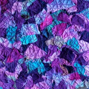 Mosaic Patchwork Fabric Art Quilting Tutorial PDF Tutorial - Etsy Israel