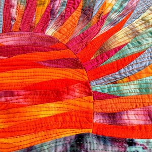 Wave Sunset, Patchwork Tutorial, PDF Tutorial, Instant Download - Etsy