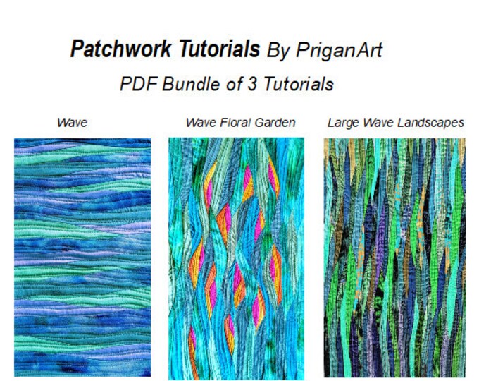 Landscape Patchwork Tutorial, PDF Tutorial, Instant Download - Etsy Israel