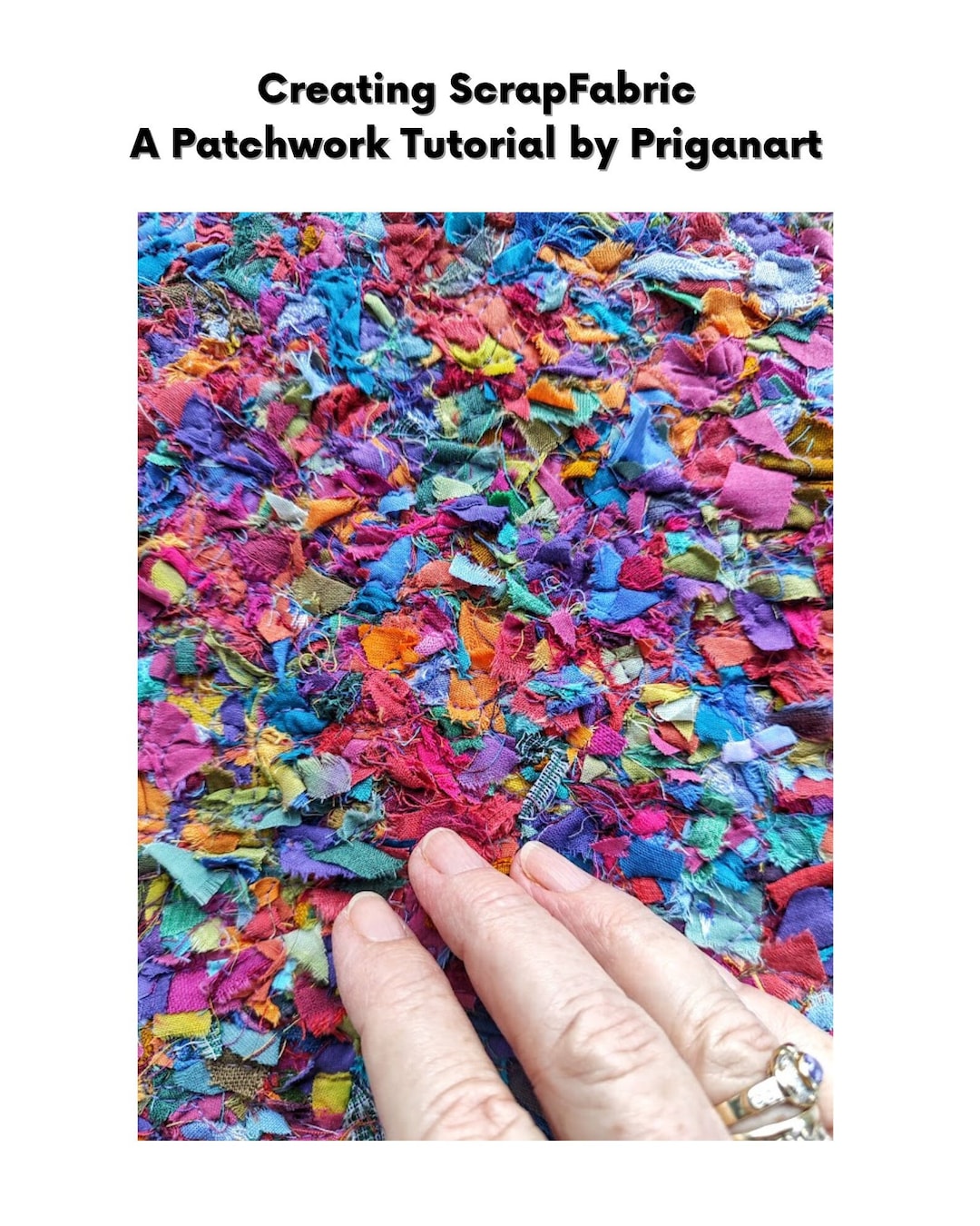 Creating Scrapfabric, Patchwork Tutorial, PDF Tutorial, Instant Download - Etsy