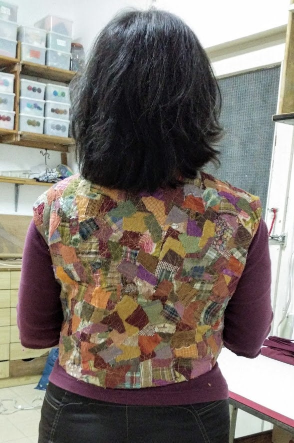 Lined Reversible Patchwork Vest Sewing Tutorial PDF Tutorial - Etsy