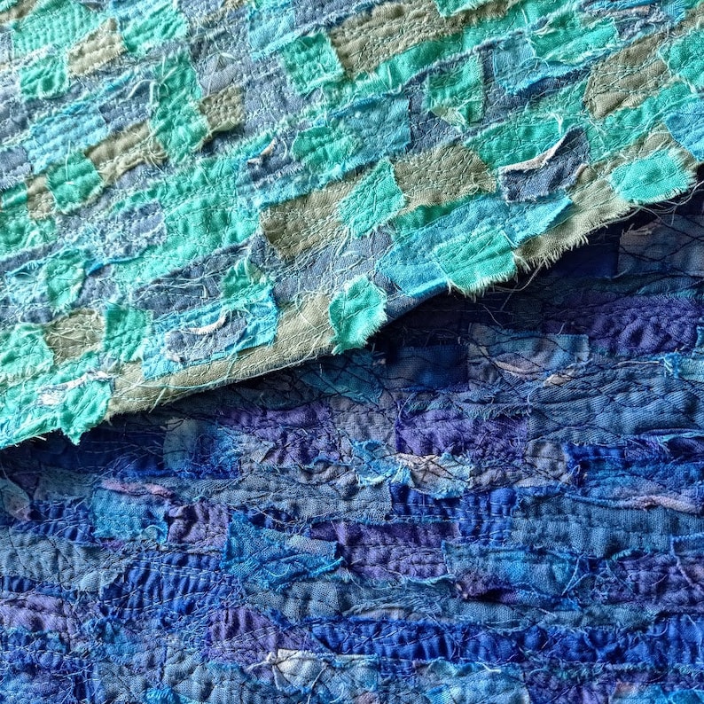 Creating Upcycled Fabric Quilted Texture Tutorial PDF - Etsy UK